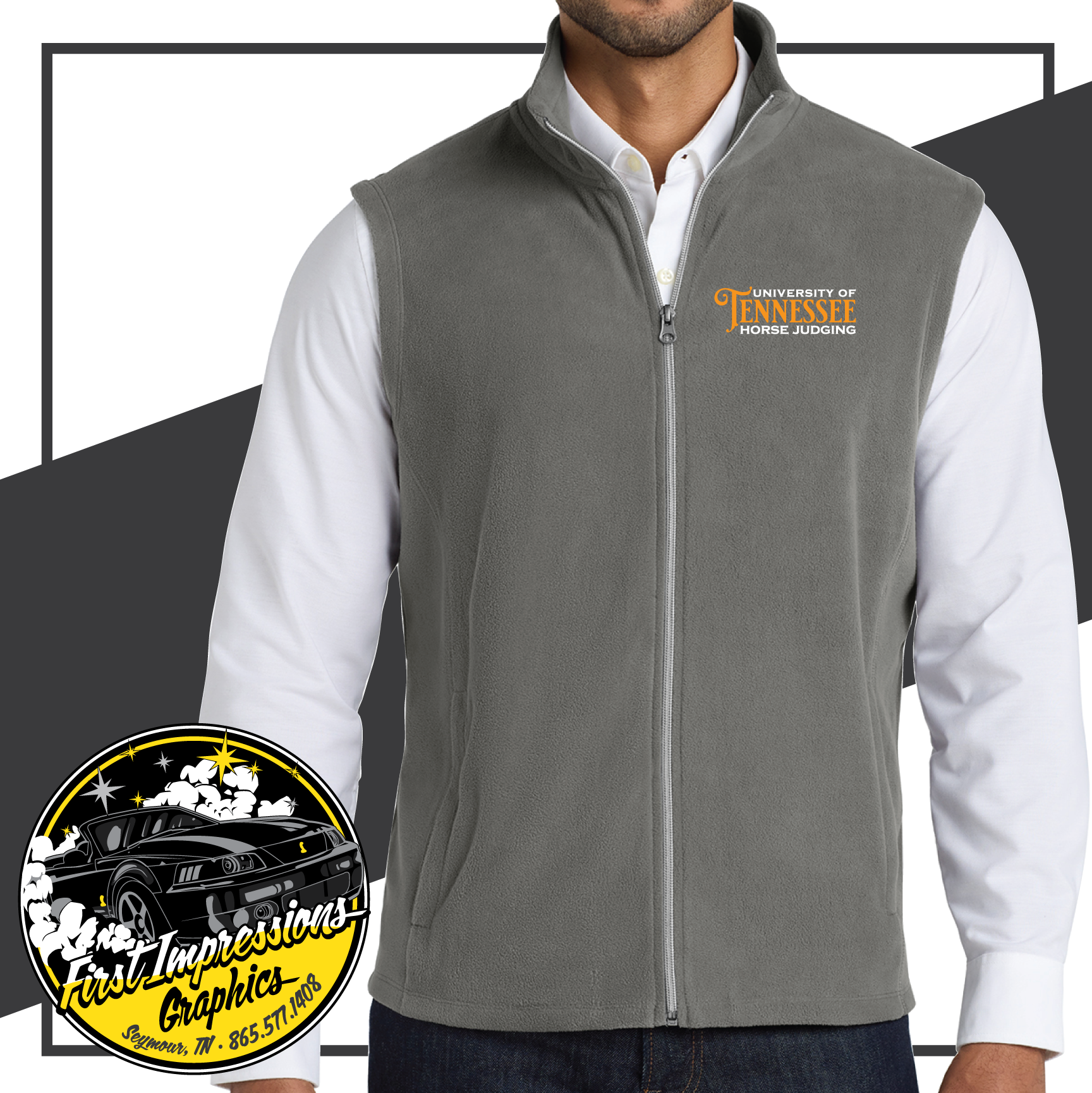 UT Horse Judging Vest – First Impressions Graphics