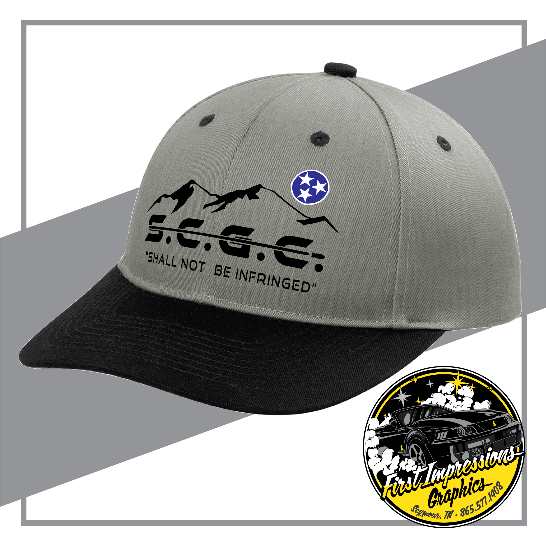 Sevier County Gun Club Hats – First Impressions Graphics